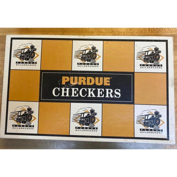 Purdue | Toys | Purdue University Checkers Board Game Complete | Poshmark